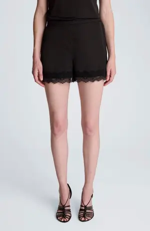 KENNETH COLE Lace Trimmed Shorts