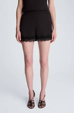 KENNETH COLE Lace Trimmed Shorts