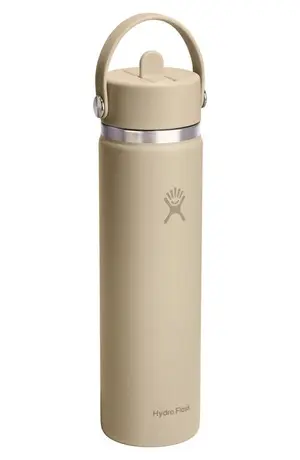HYDRO FLASK 24-ounce Wide Mouth Flex Straw Cap Bottle - Oat