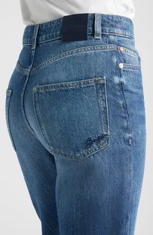 Hugo Boss Ada High-waist Straight-leg Jeans