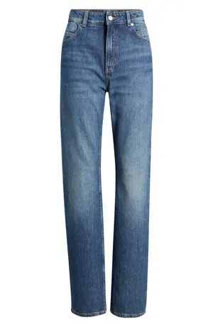 Hugo Boss Ada High-waist Straight-leg Jeans
