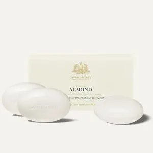 CASWELL-MASSEY Almond Bar Soap - 3-soap Set