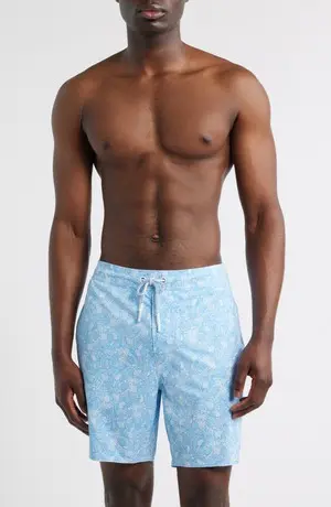 Johnnie-o Printed Swim Trunks