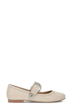 THE FRYE COMPANY Carson Mary Jane Flat - Ecru