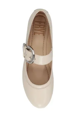 THE FRYE COMPANY Carson Mary Jane Flat - Ecru