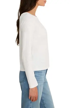 NIC+ZOE Long Sleeve Boat Neck Top