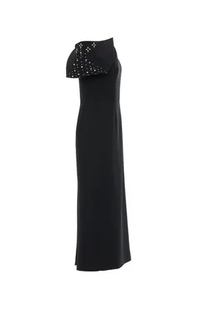 GIZIA Long Dress With Bead Embroidery
