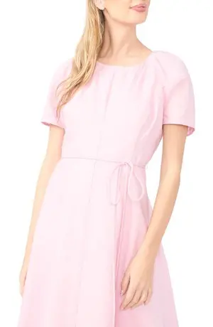 Ted Baker London Allison Raglan Sleeve Linen Maxi Dress - Rosy Touch