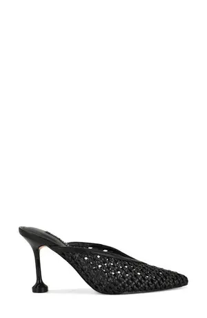 Nine West Woven Mule - Black
