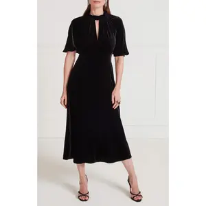 TEMPERLEY LONDON Eliana Velvet Midi Dress