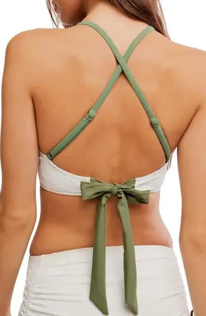 FREE-EST BY FREE PEOPLE Bayside Misty Bikini Top