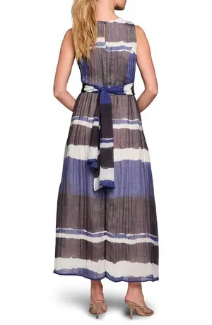 NIC+ZOE Luna Gallery Stripe Sleeveless Maxi Dress