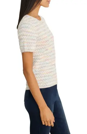 NIC+ZOE Palette Mix Cotton Blend Sweater Top
