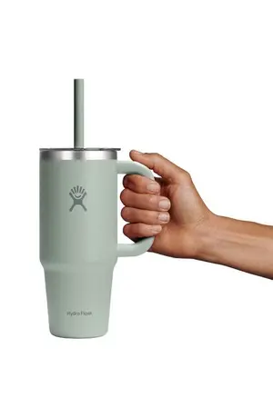HYDRO FLASK 24-ounce Clear Lid Travel Tumbler - Agave