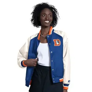STARTER Raglan Blitz Full-snap Varsity Jacket