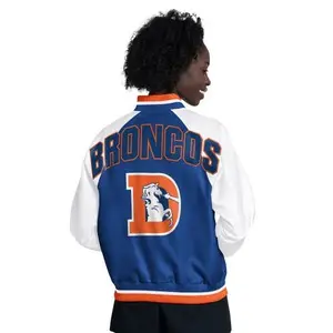 STARTER Raglan Blitz Full-snap Varsity Jacket
