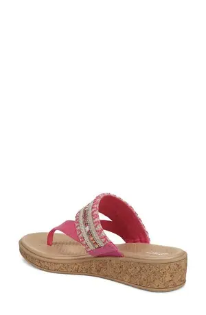 LIFESTRIDE Birdie Wedge Flip Flop