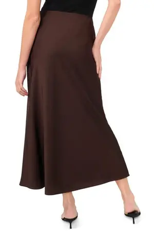 Halogen Flared Maxi Skirt - Mole