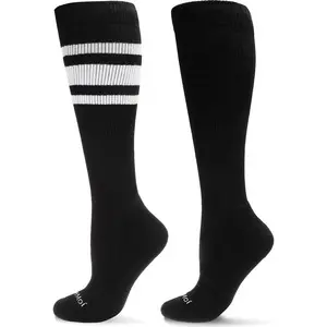 MEMOI Assorted 2-pack Knee-high Compression Socks - Black