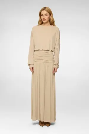 DASKA Asiya Maxi Dress Stone