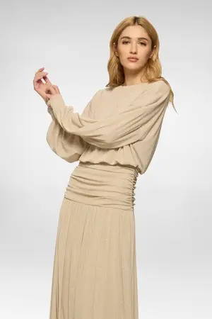 DASKA Asiya Maxi Dress - Stone