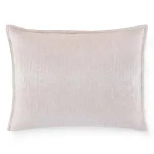 PEACOCK ALLEY Malibu Reversible Linen Sham - Blush