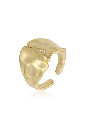 RETRO CHIC Snowing Adjustable Ring