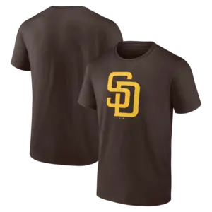 LOGO ATHLETIC San Diego Padres Official Logo T-shirt - Brown