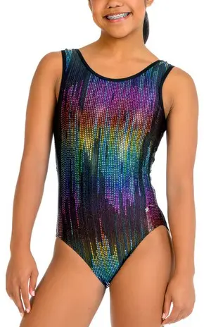 DESTIRA Open-back Tank Leotard With Scrunchie