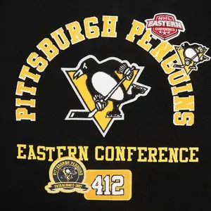 PRO STANDARD Pittsburgh Penguins Area Code Cropped Pullover Sweatshirt