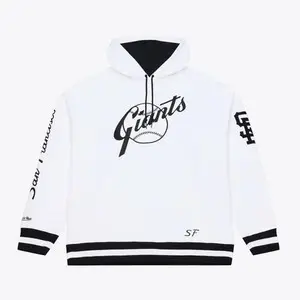 Mitchell & Ness San Francisco Giants Cooperstown Collection Fleece Hoodie - White