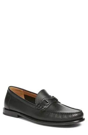 BOSS Tevan Moc Toe Bit Loafer - Black