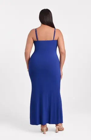 S3 APPAREL Sculpting Shapewear Cami Maxi Dress - Indigo