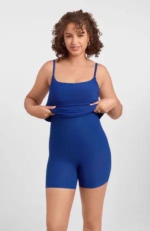 S3 APPAREL Sculpting Shapewear Cami Maxi Dress - Indigo