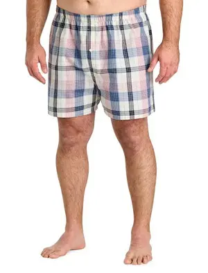 HARBOR BAY BY DXL Big & Tall 3-pk 4.5 Inch Woven Boxers