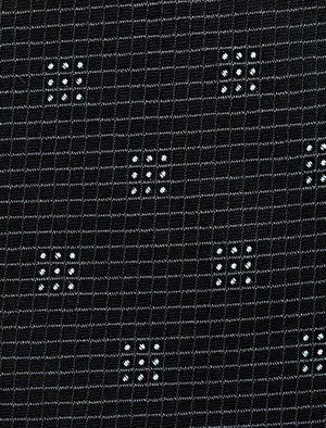 Michael Kors Big & Tall Palais Neat Tie - Black