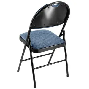 ELAMA 4 Piece Metal Folding Chair With Padded Seats