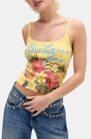 BDG URBAN OUTFITTERS Chileno Bay Graphic Floral Camisole
