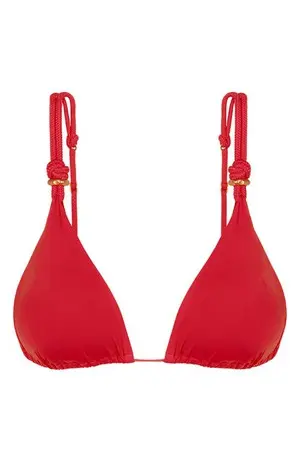 VIX PAULA HERMANNY Gal Triangle Bikini Top - Red
