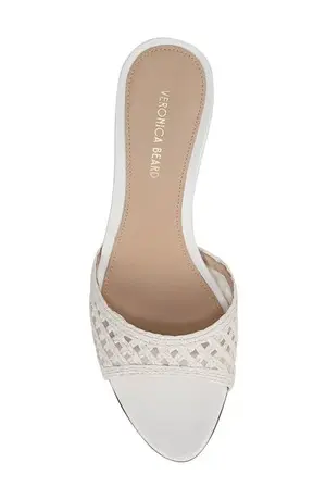 Veronica Beard Tia Woven Sandal - Coconut