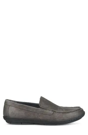 BØRN Leather Loafer - Dk Grey Distressed