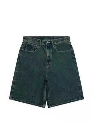 AAPE BY *A BATHING APE Logo Embroidered Denim Shorts