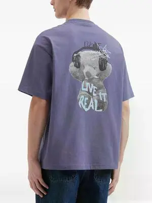 Izzue Logo-print T-shirt - Purple