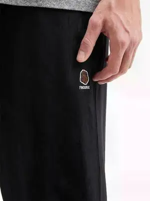 FINGERCROXX Logo-patch Trousers