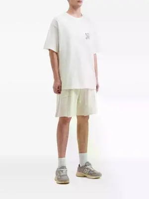FIVE CM Panelled Drawstring Shorts - Neutrals