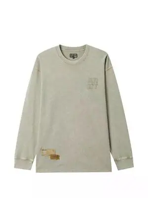 Izzue Crew-neck Applique T-shirt - Green