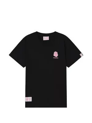 FINGERCROXX Embroidered T-shirt - Black