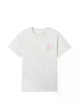 FINGERCROXX Logo-patch T-shirt - Grey