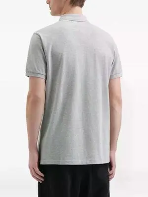 Izzue Logo-appliqué Polo Shirt - Grey