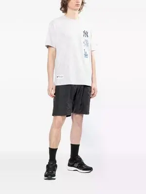 New Era Logo-embrodiered T-shirt